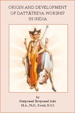 Origin and Development of Dattatreya Worship in India - Shri Rang ...